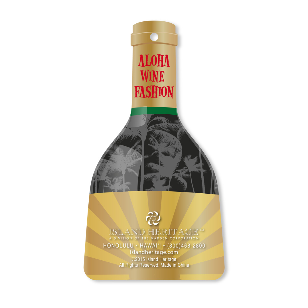 Aloha Wine Fashion, Hula Girl Red - Welcome to the Islands