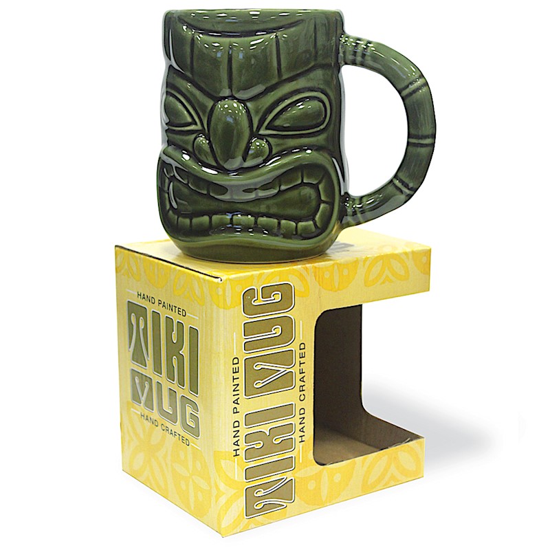Green 12 oz. Tiki Mug - Welcome to the Islands