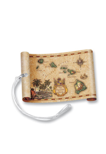 Die-Cut ID Tag, The Hawaiian Islands - Welcome to the Islands