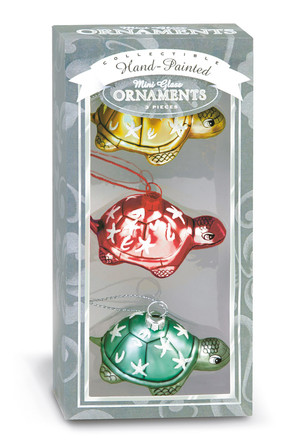 Mini Collectible Ornament Set Honu Family - Welcome to the Islands