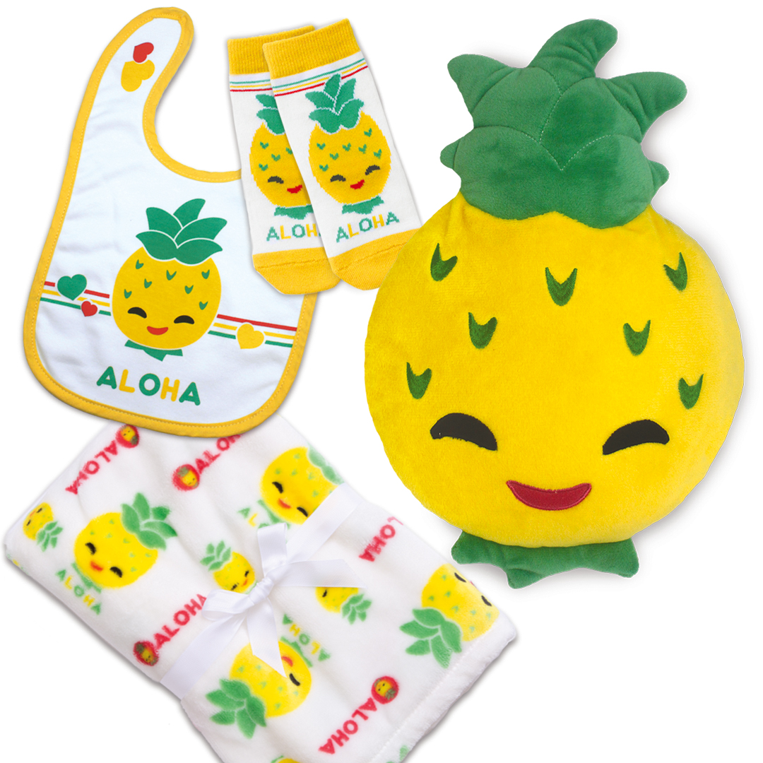 IYF Pineapple Pal Keiki Kreations Baby Gift Set - Welcome to the Islands