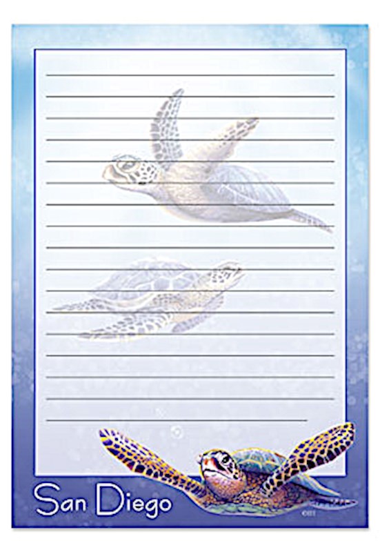 Note pads, SEA TURTLES - Welcome to the Islands