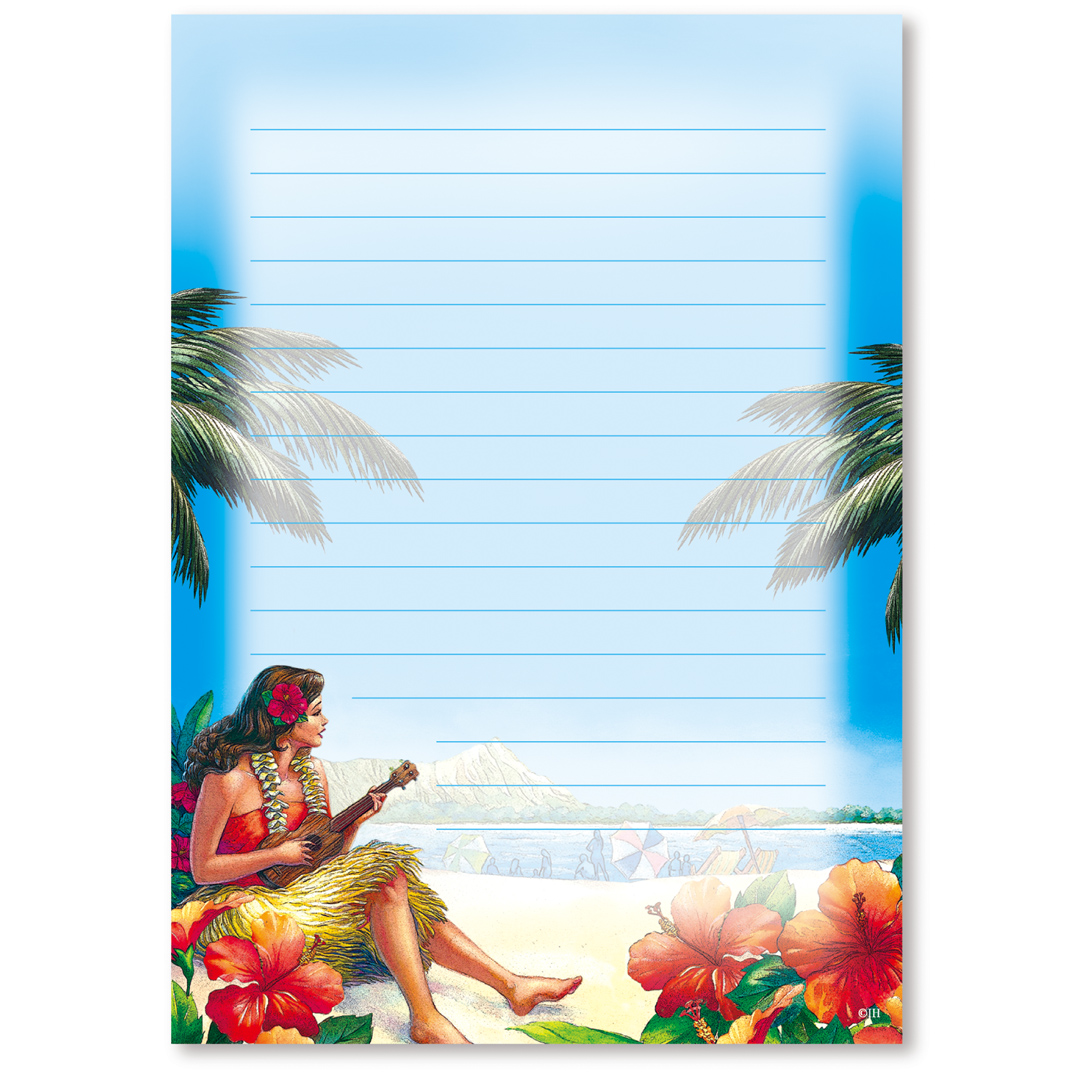 Notepad 50-sht, Vintage Hawaii* - Welcome to the Islands
