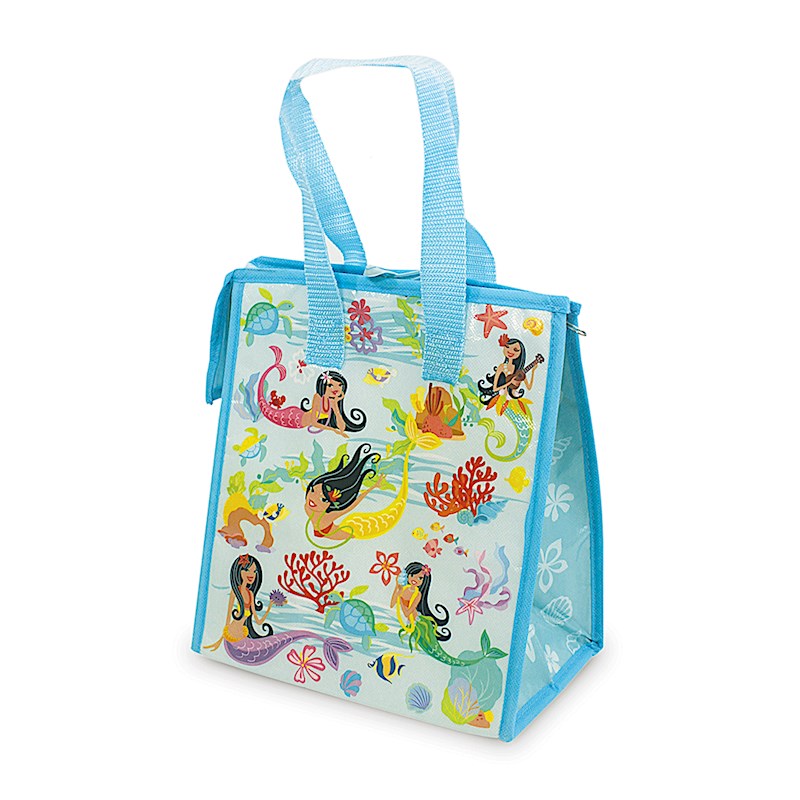 Sm Insulated Tote, Island Hula Mermaids - Welcome to the Islands