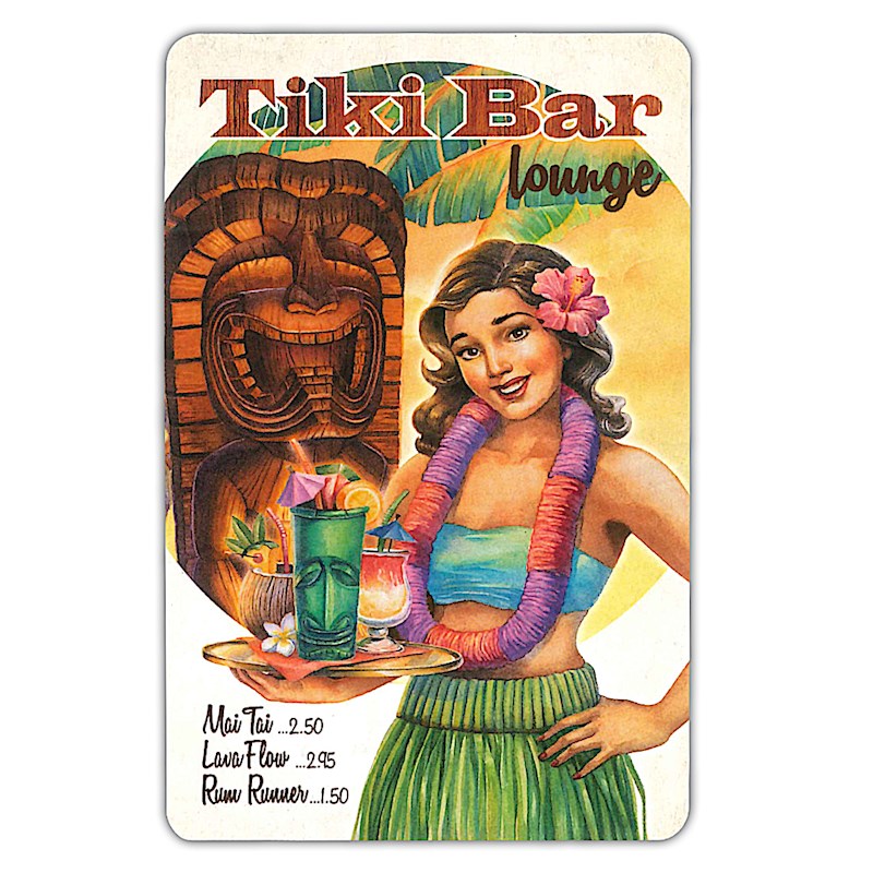 Playing Cards, Tiki Bar - Welcome to the Islands