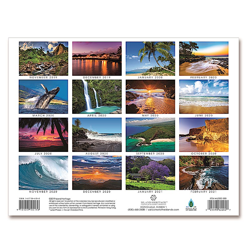 2020 Trade Calendar Maui, the Valley Isle - Welcome to the Islands