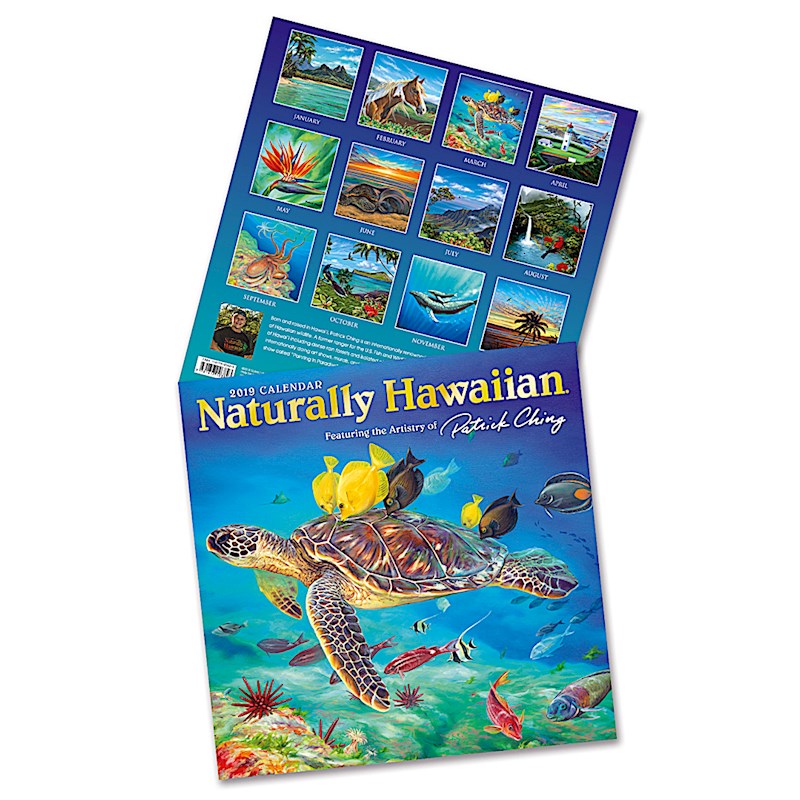 2019 Deluxe Calendar Naturally Hawaiian - Welcome to the Islands