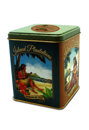 Premium Tea Tin Guava Strawberry Black Tea - Welcome to the Islands
