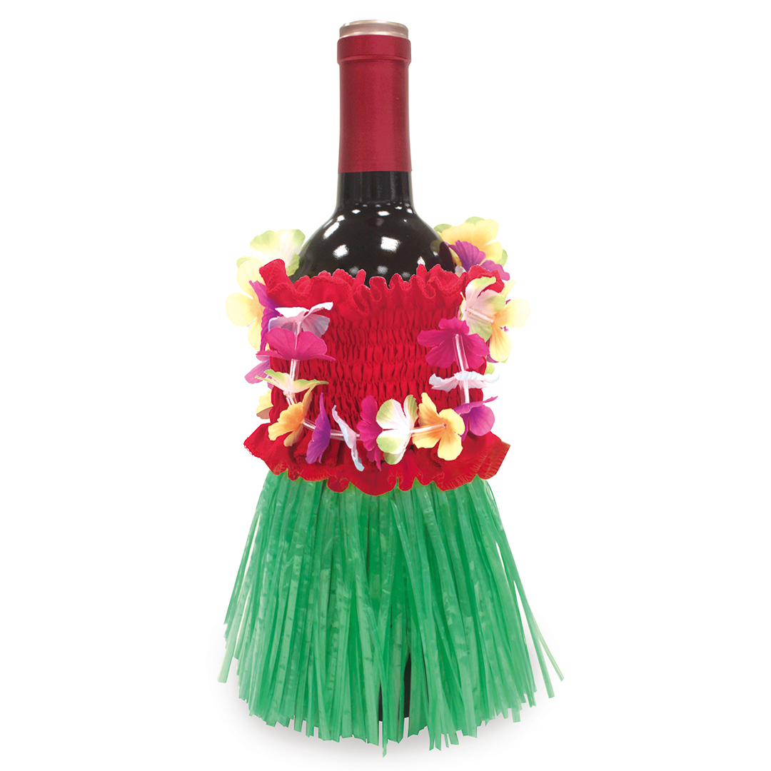 Aloha Wine Fashion, Hula Girl Red - Welcome to the Islands