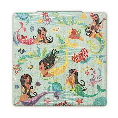 Compact Mirror, Island Hula Mermaids - Welcome to the Islands