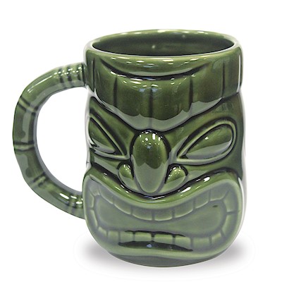 Green 12 oz. Tiki Mug - Welcome to the Islands